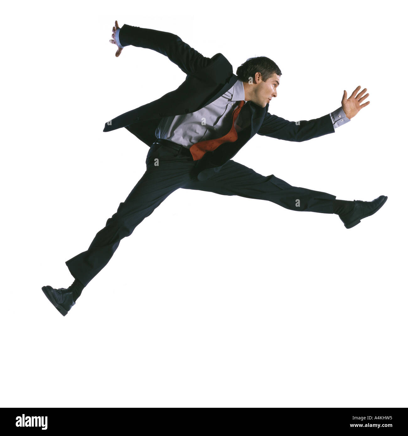 Man jumping with opened legs hi-res stock photography and images - Alamy