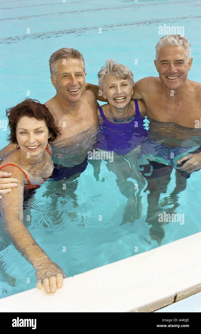 Group senior swim hi-res stock photography and images - Alamy