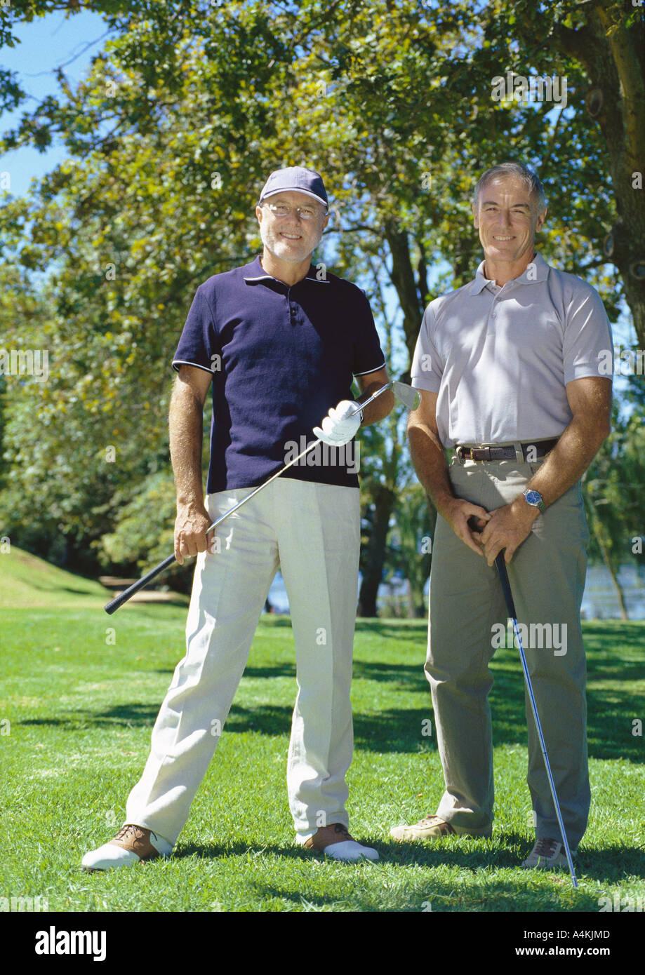 Rich men golfing hi-res stock photography and images - Alamy