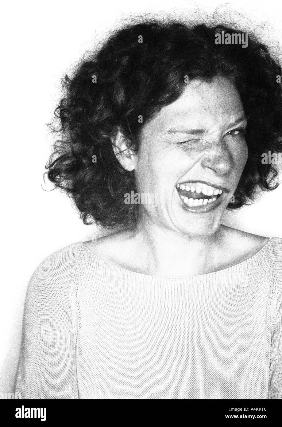 Photo image portrait funny Black and White Stock Photos & Images - Alamy