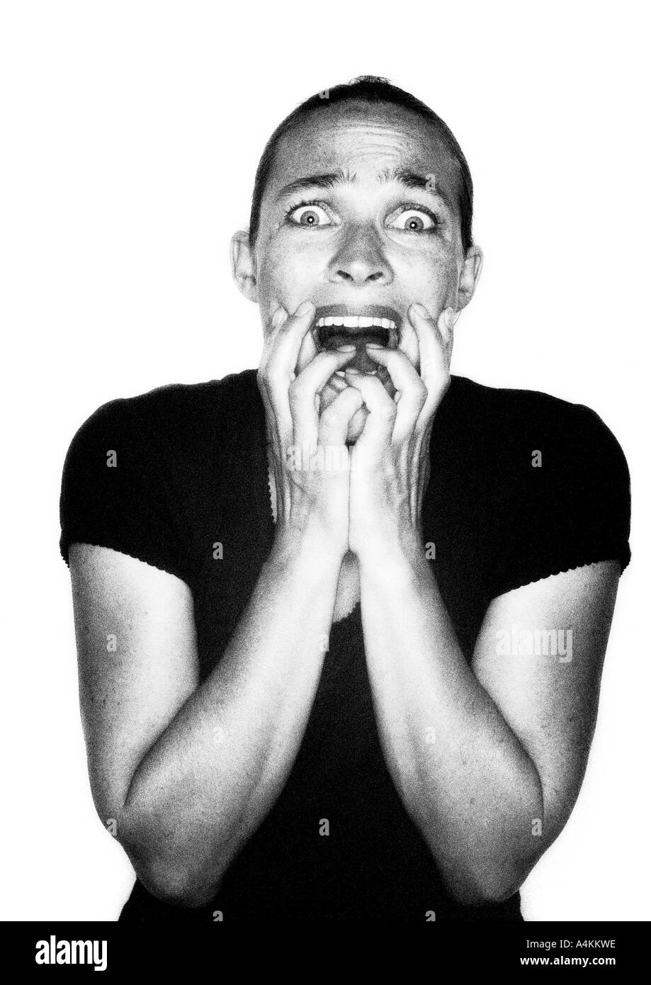 Out of body woman Black and White Stock Photos & Images - Alamy