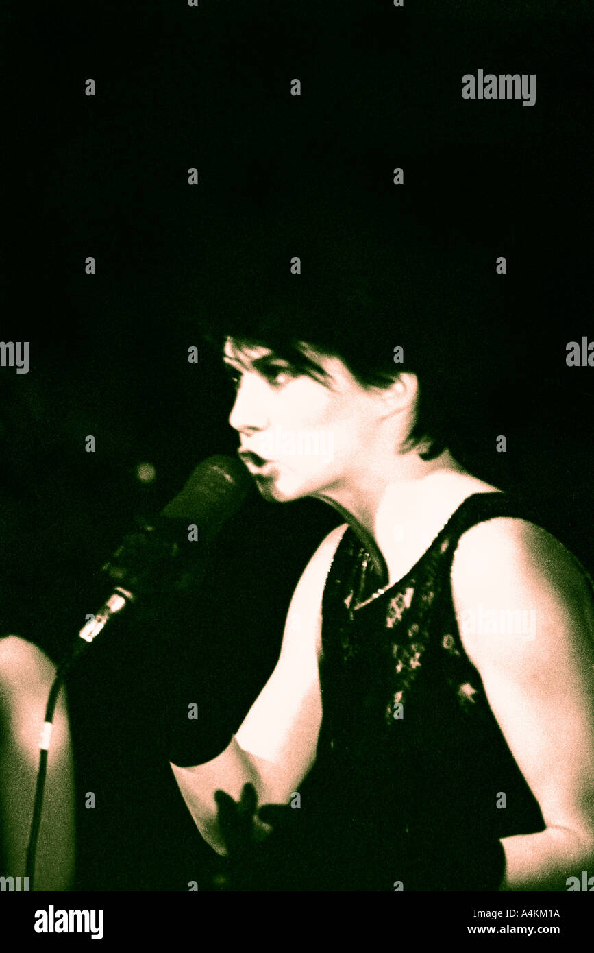 Lead singer of the all girl early 1980s punk group The Modettes ...