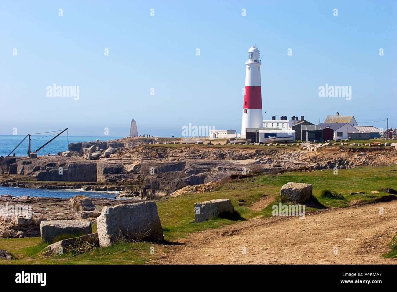 Portland Bill Lighthouse Dorset England UK Stock Photo - Alamy