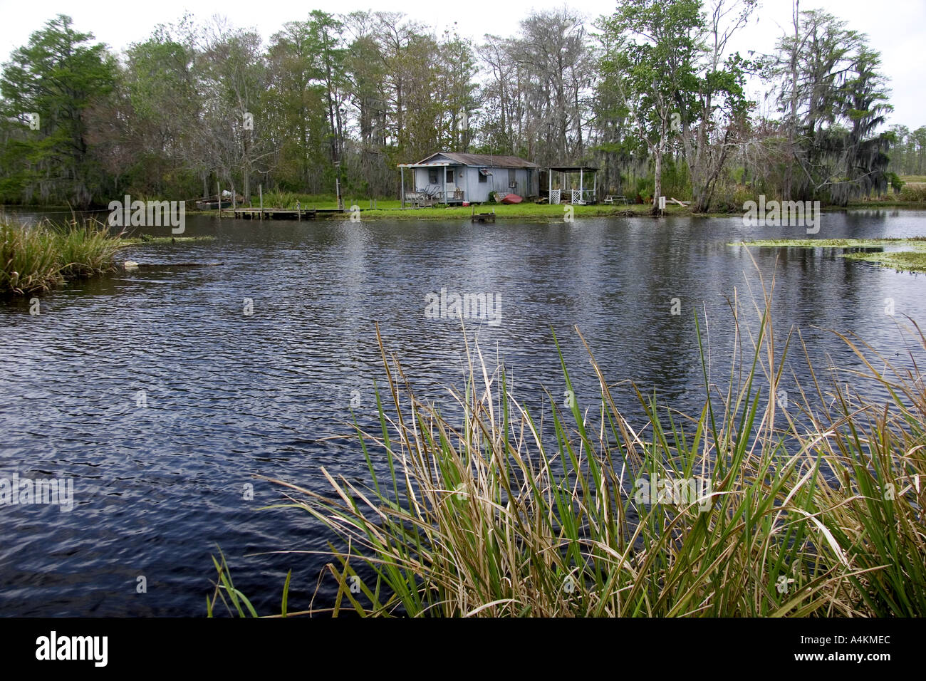 Swamp shacks in a bayou outside new Orleans Louisiana Stock Photo - Alamy