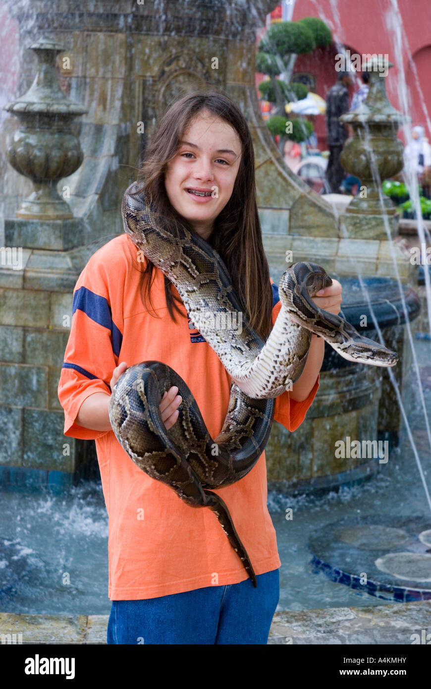 Boy with a snake hi-res stock photography and images - Alamy