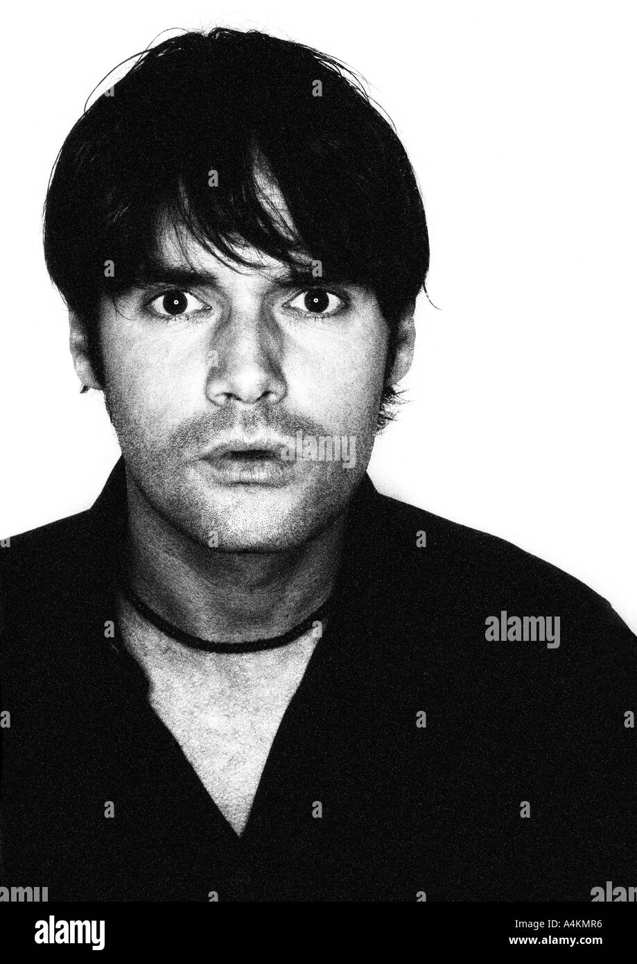 Background image man looking Black and White Stock Photos & Images - Alamy