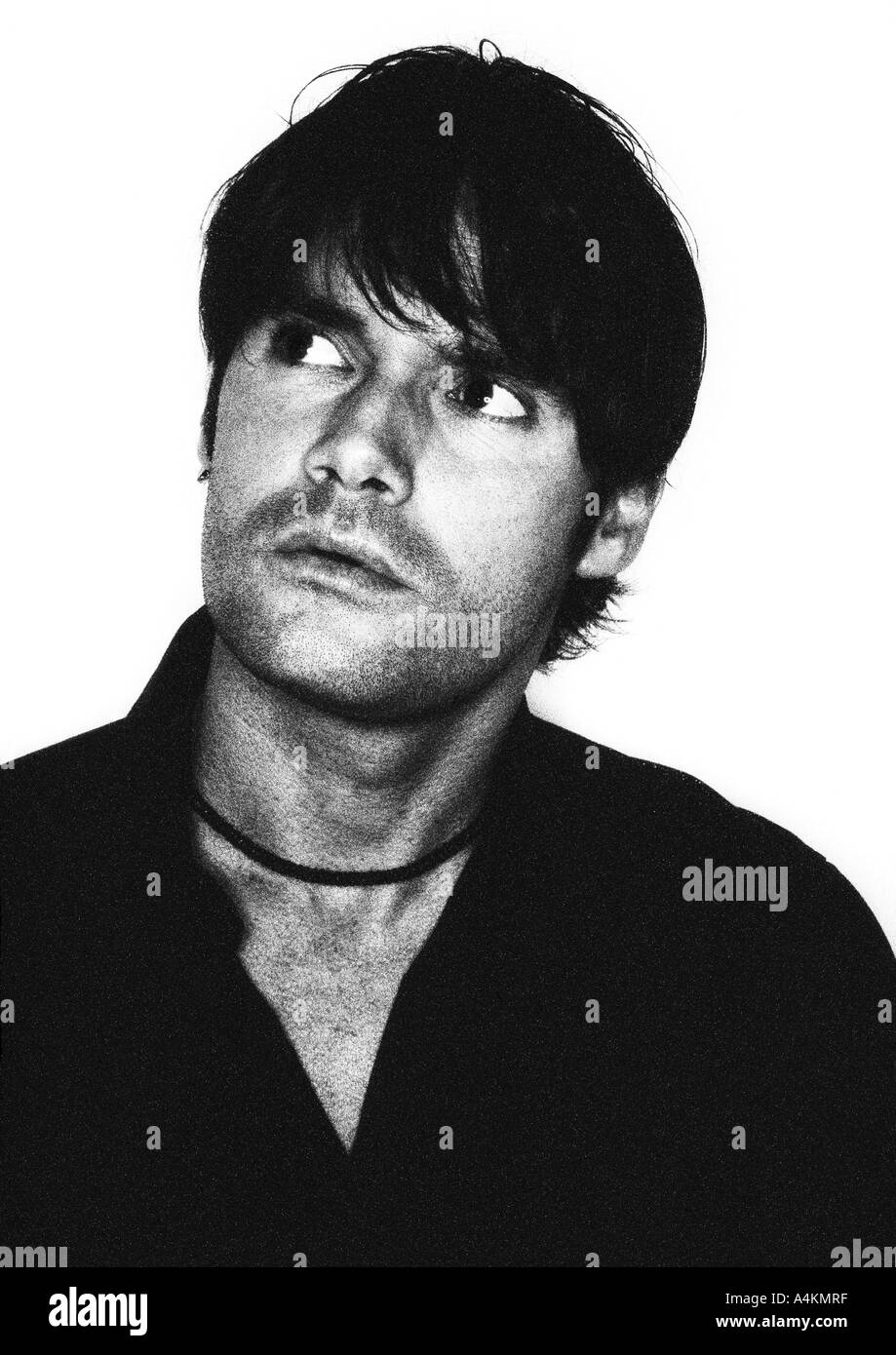 Background image man looking Black and White Stock Photos & Images - Alamy