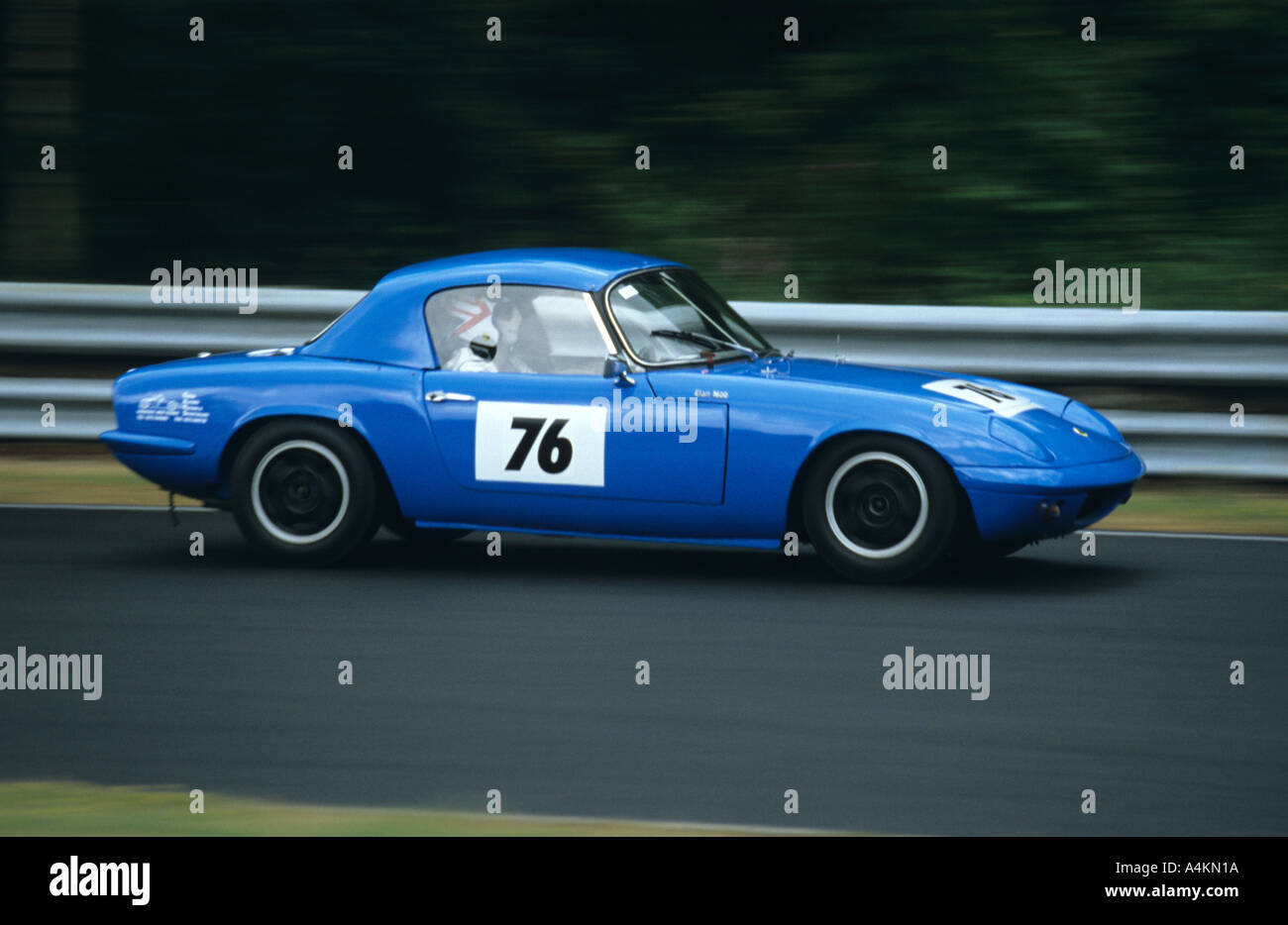 Oulton Park Racing Car No 76 Stock Photo - Alamy