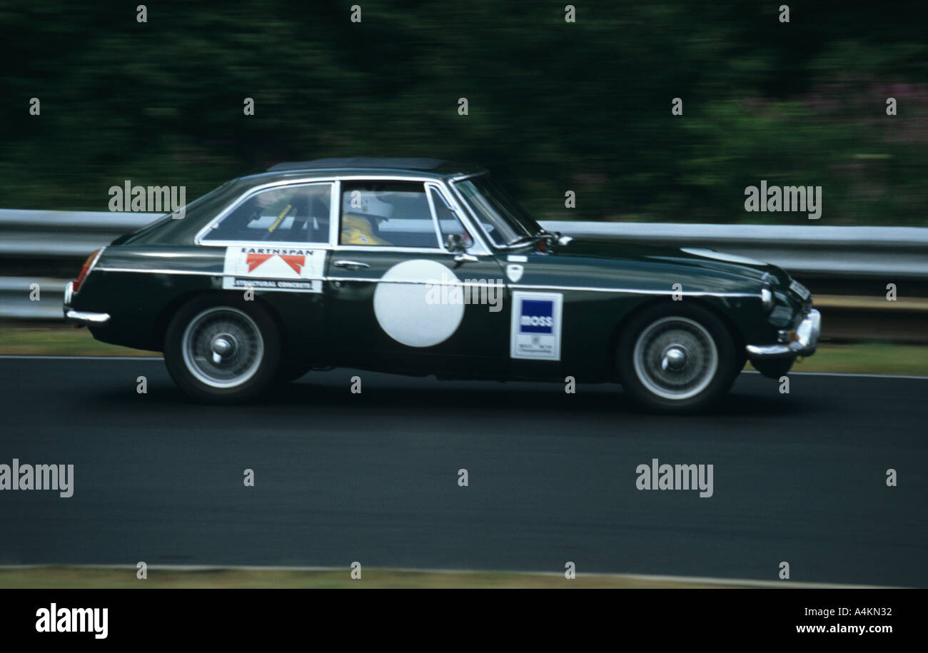 Oulton Park MG Racing Car Stock Photo - Alamy