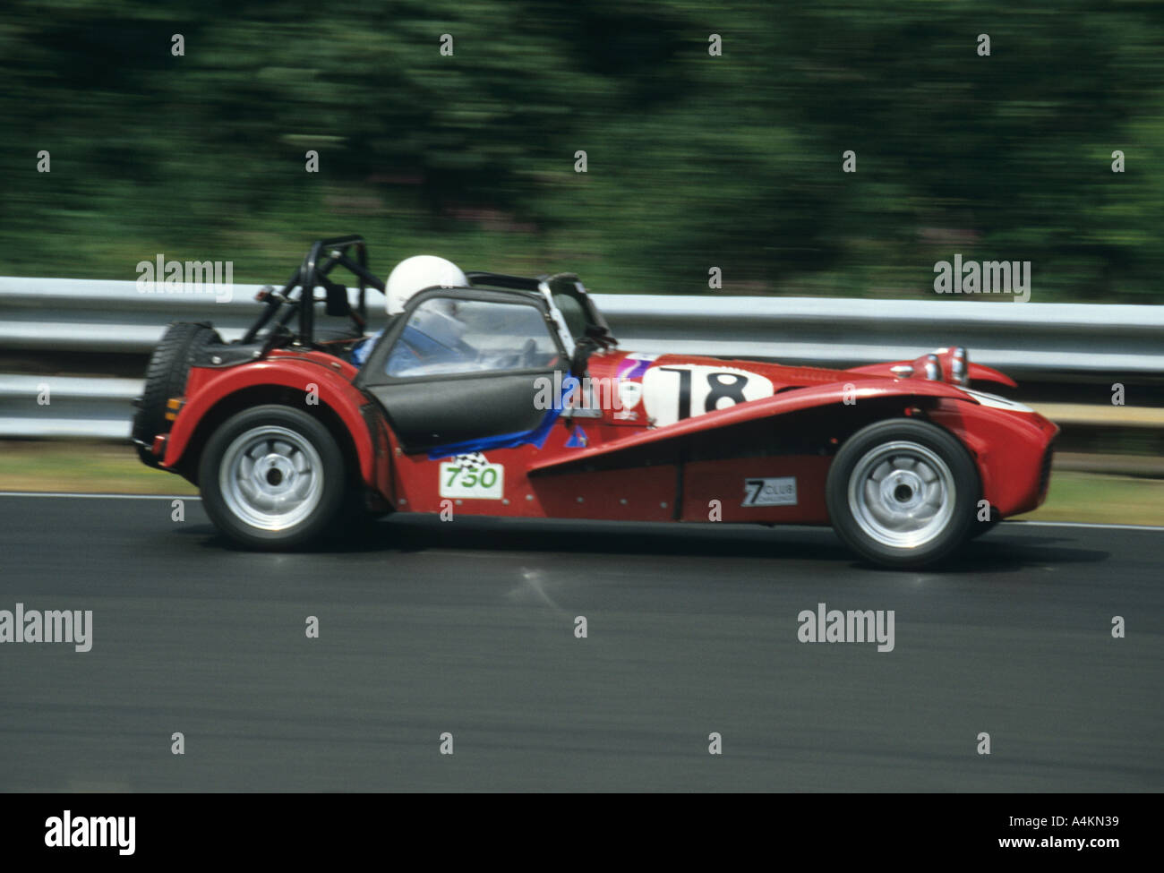 Oulton Park Racing Car No 18 Stock Photo - Alamy