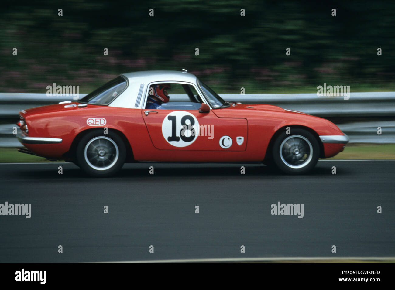 Oulton Park Racing Car No 18 Stock Photo - Alamy