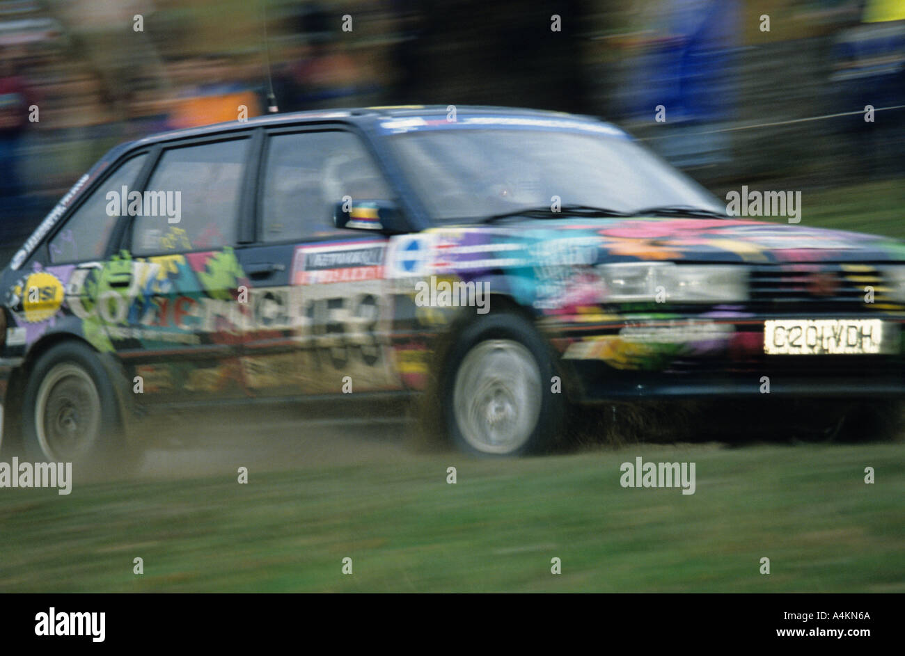 Austin Maestro competing In The Rac Rally At Chatsworth Stock Photo - Alamy