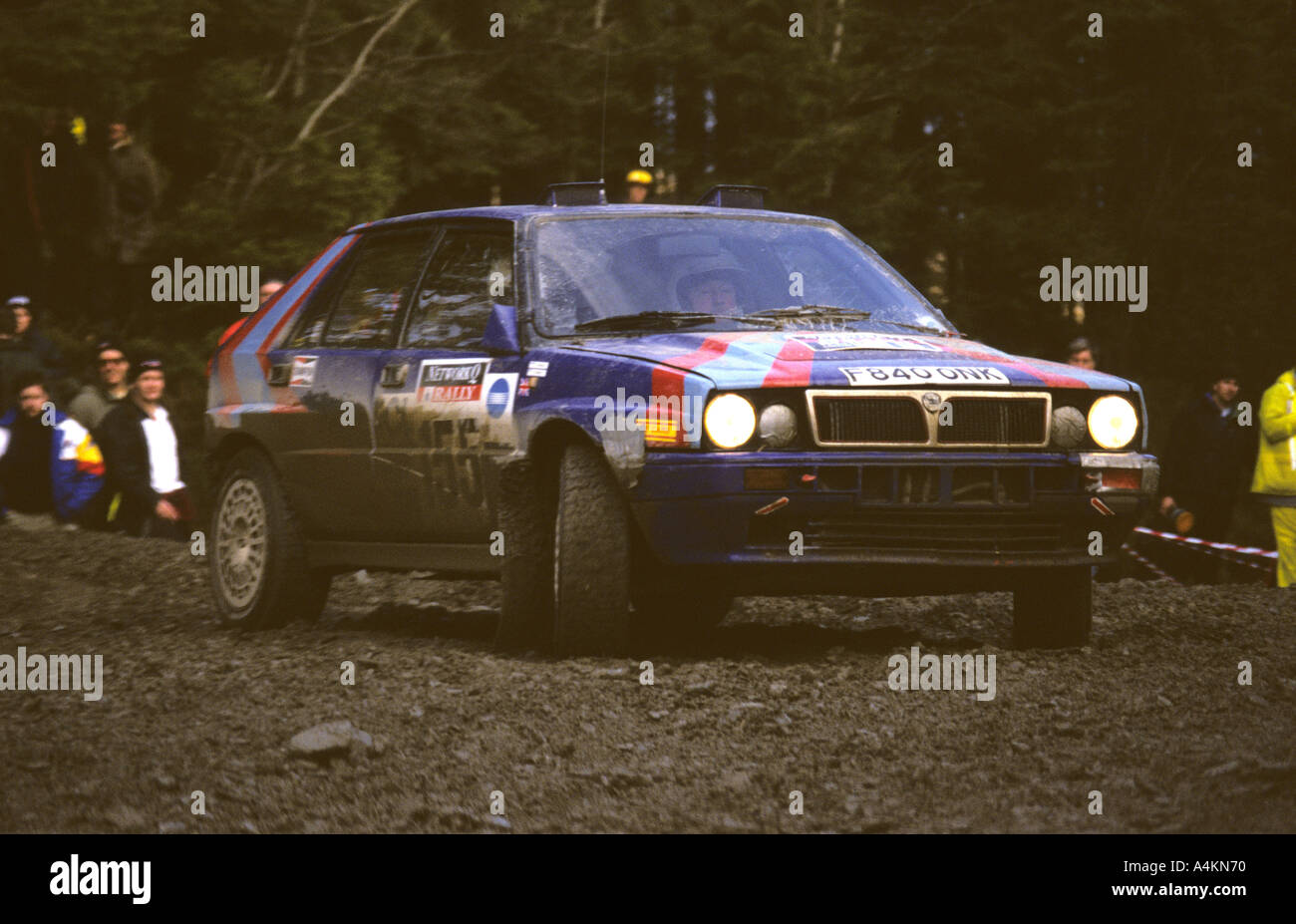 The Rac Rally Mid Wales Stock Photo - Alamy