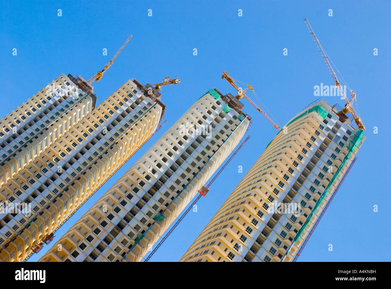High rise condominium units under construction in Georgetown Malaysia ...
