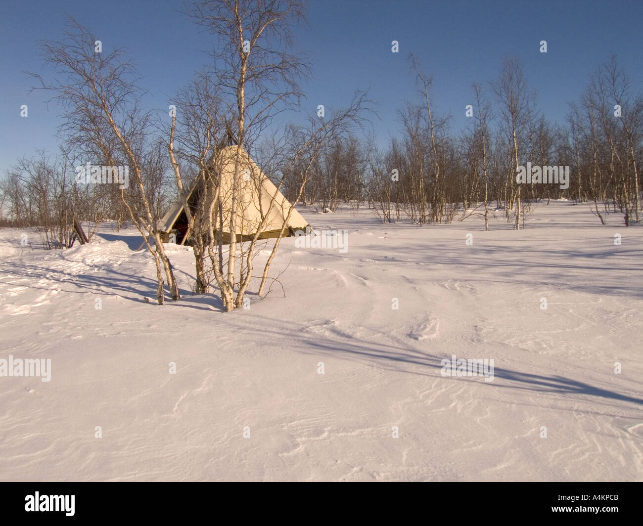 Teepee winter hi-res stock photography and images - Alamy