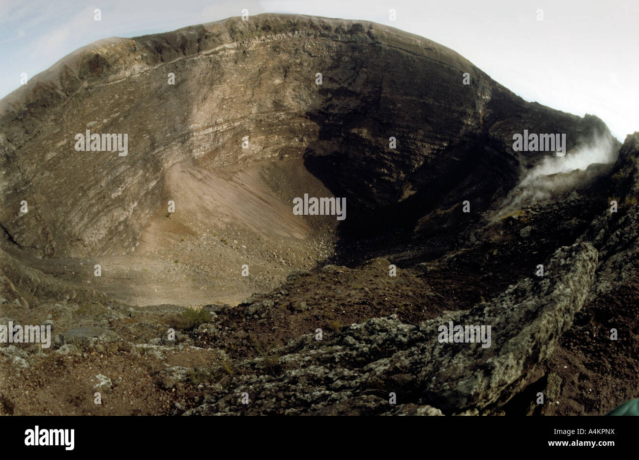 Crater of the vesuvius volcano hi-res stock photography and images - Alamy