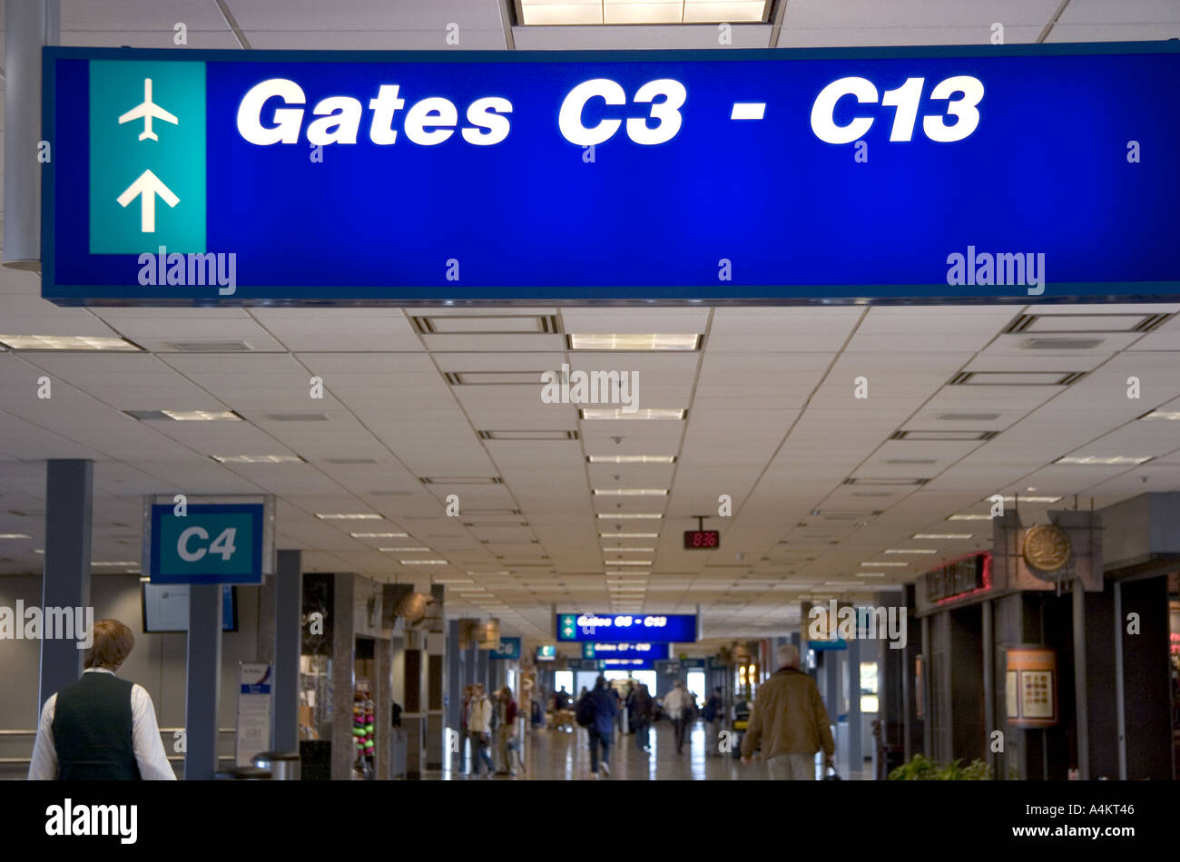 The Salt Lake City International Airport terminal Utah Stock Photo - Alamy
