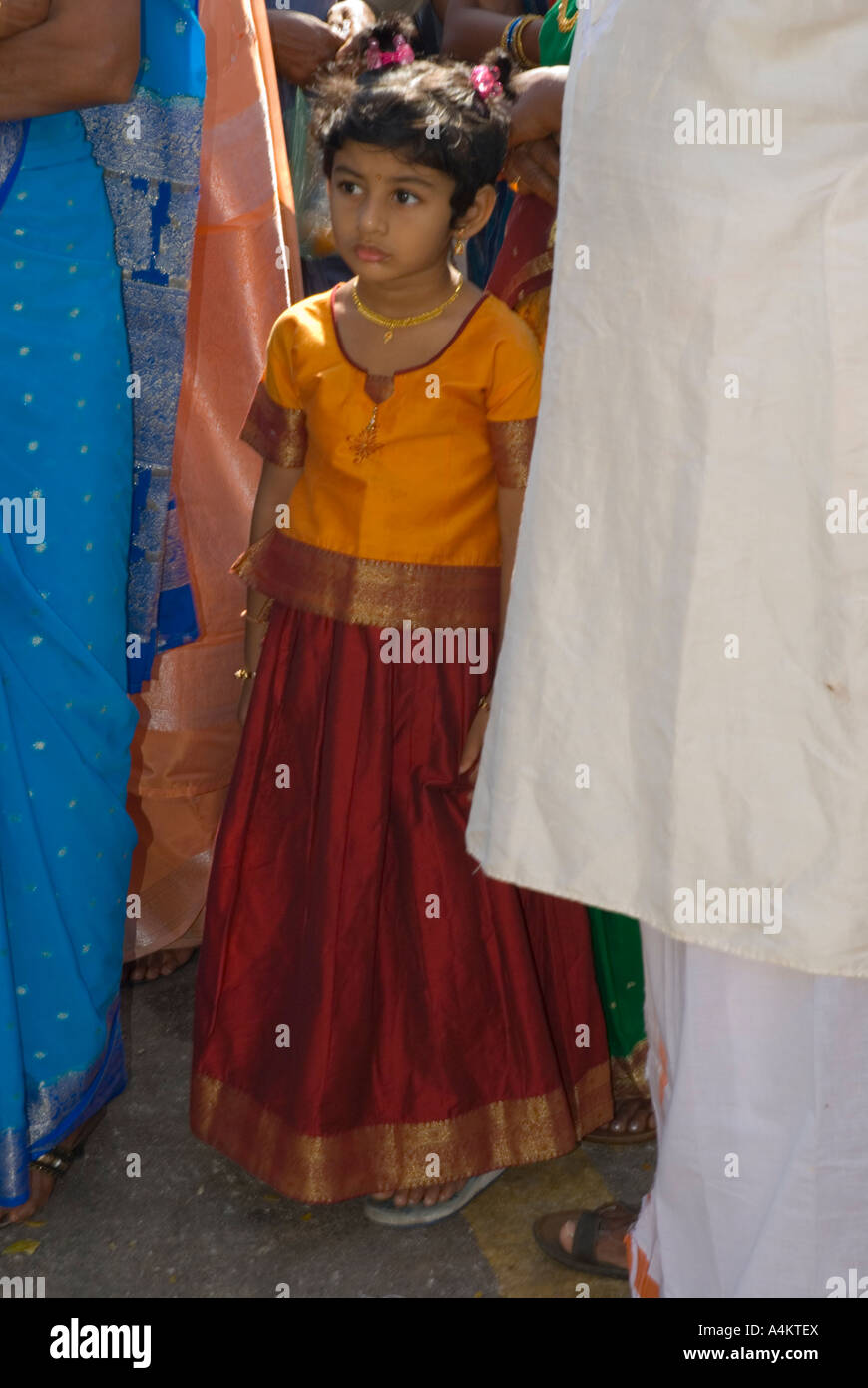 Dressed in their finest clothes Malaysian Tamil Indians celebrate ...