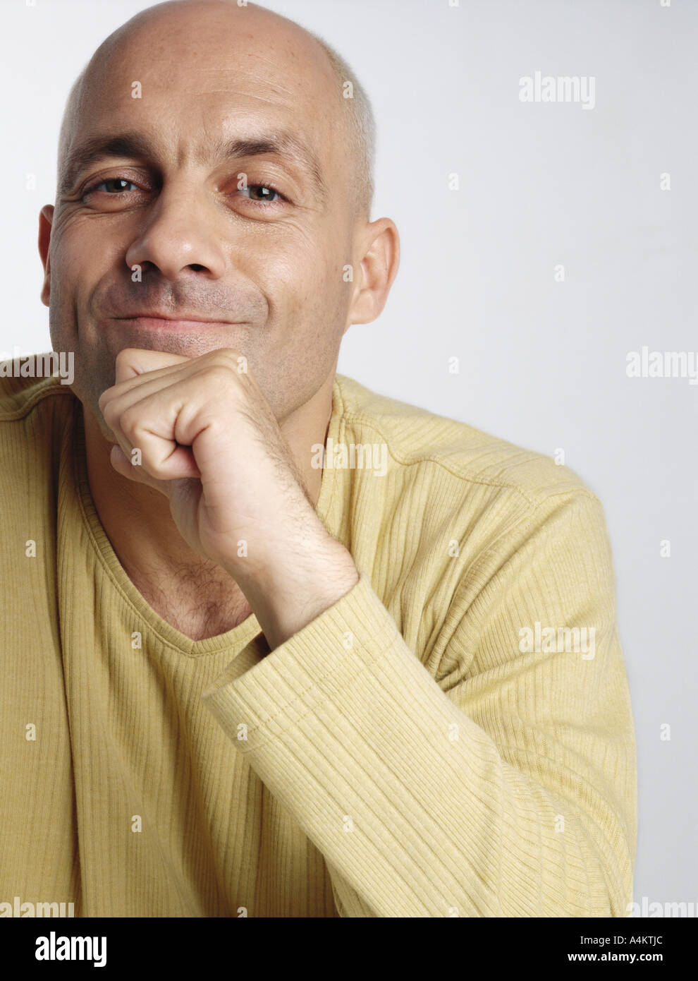 Fist under the chin hi-res stock photography and images - Alamy