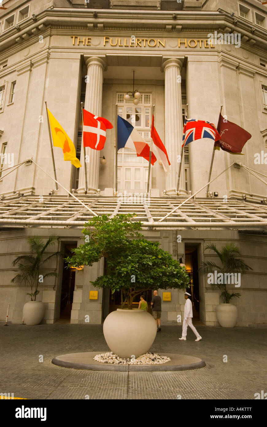 The Fullerton Hotel Singapore Stock Photo - Alamy