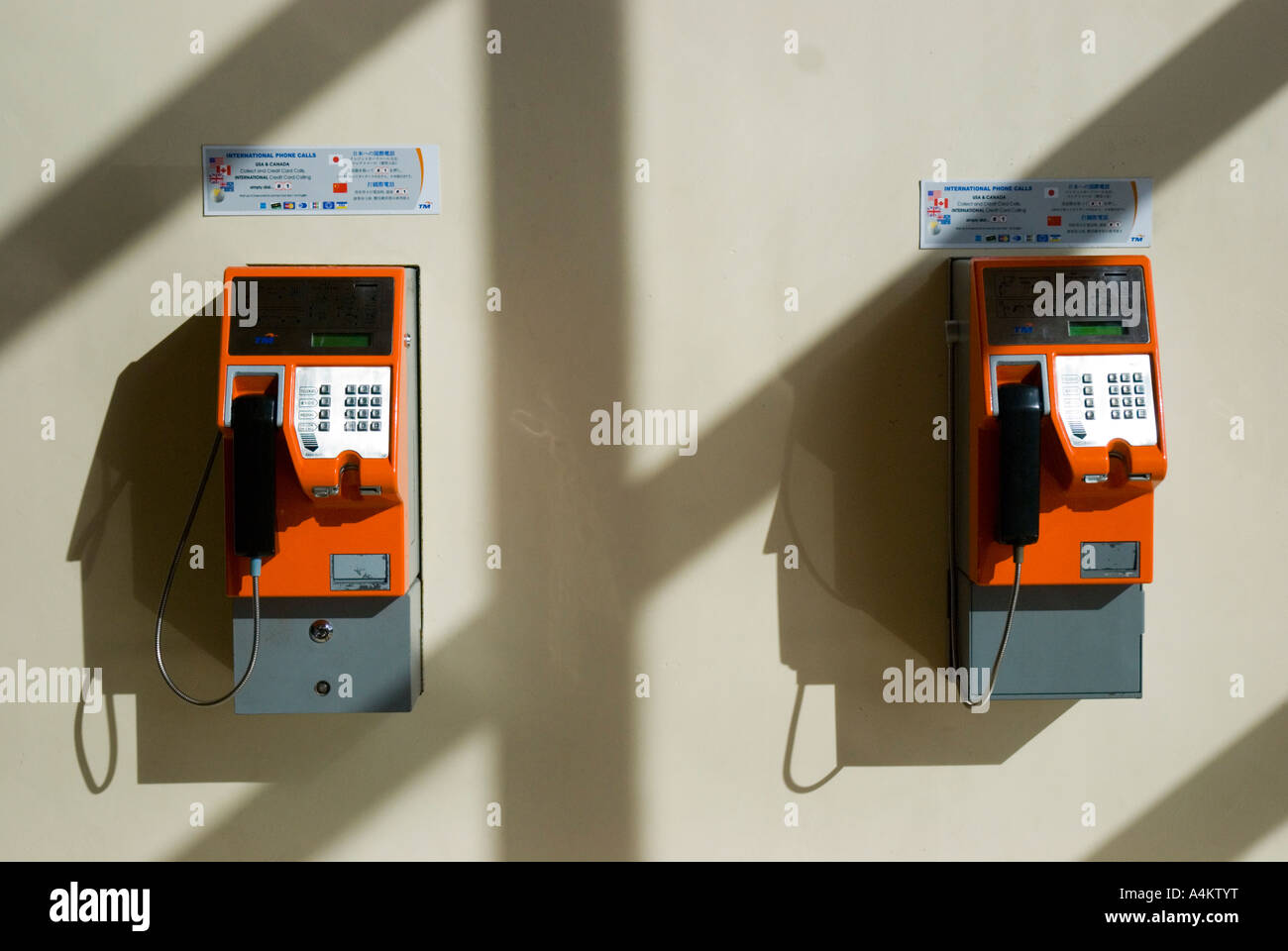 Public phones in Malaysia Stock Photo - Alamy