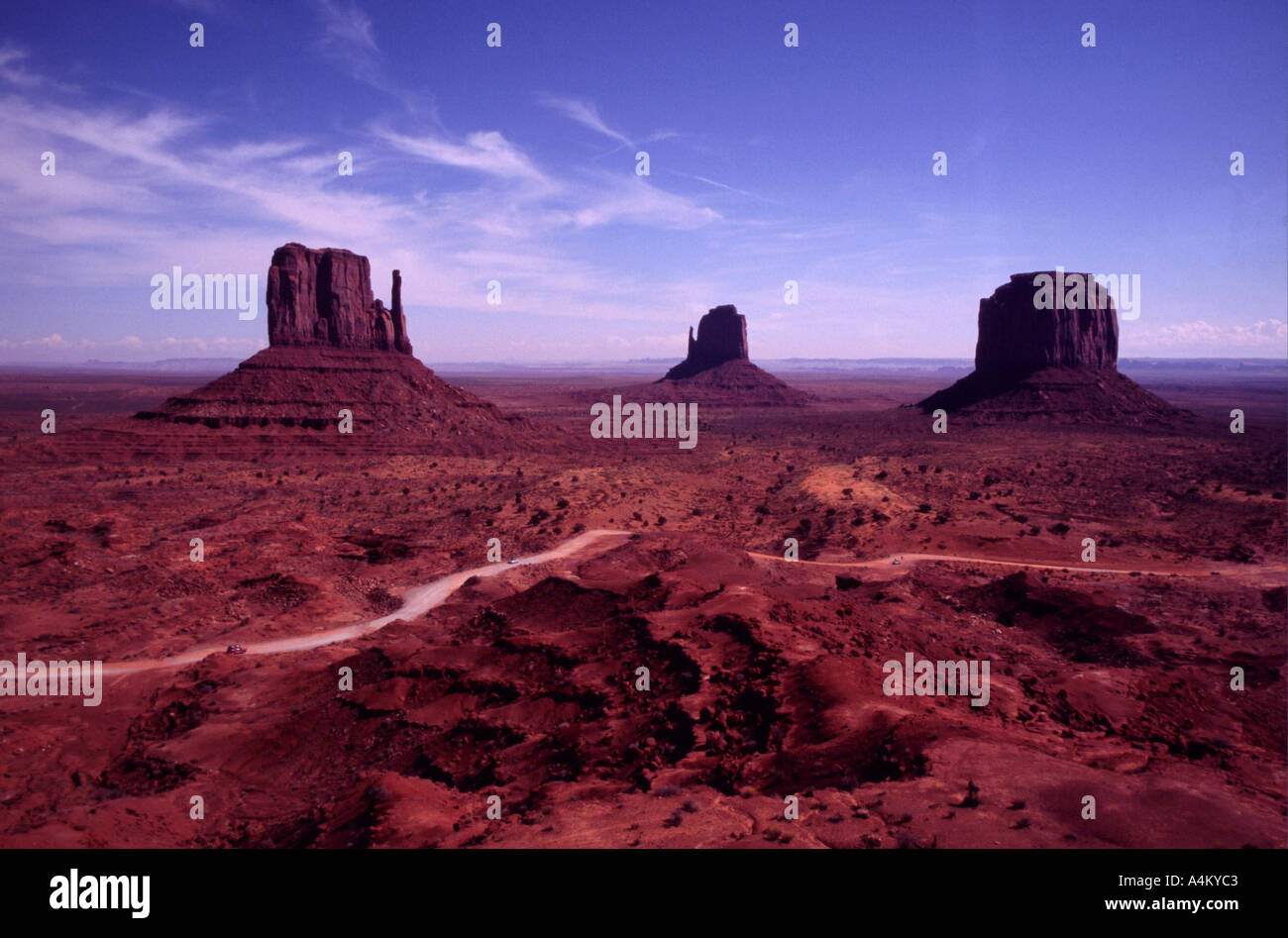 The Mittens Monument Valley Arizona Stock Photo - Alamy