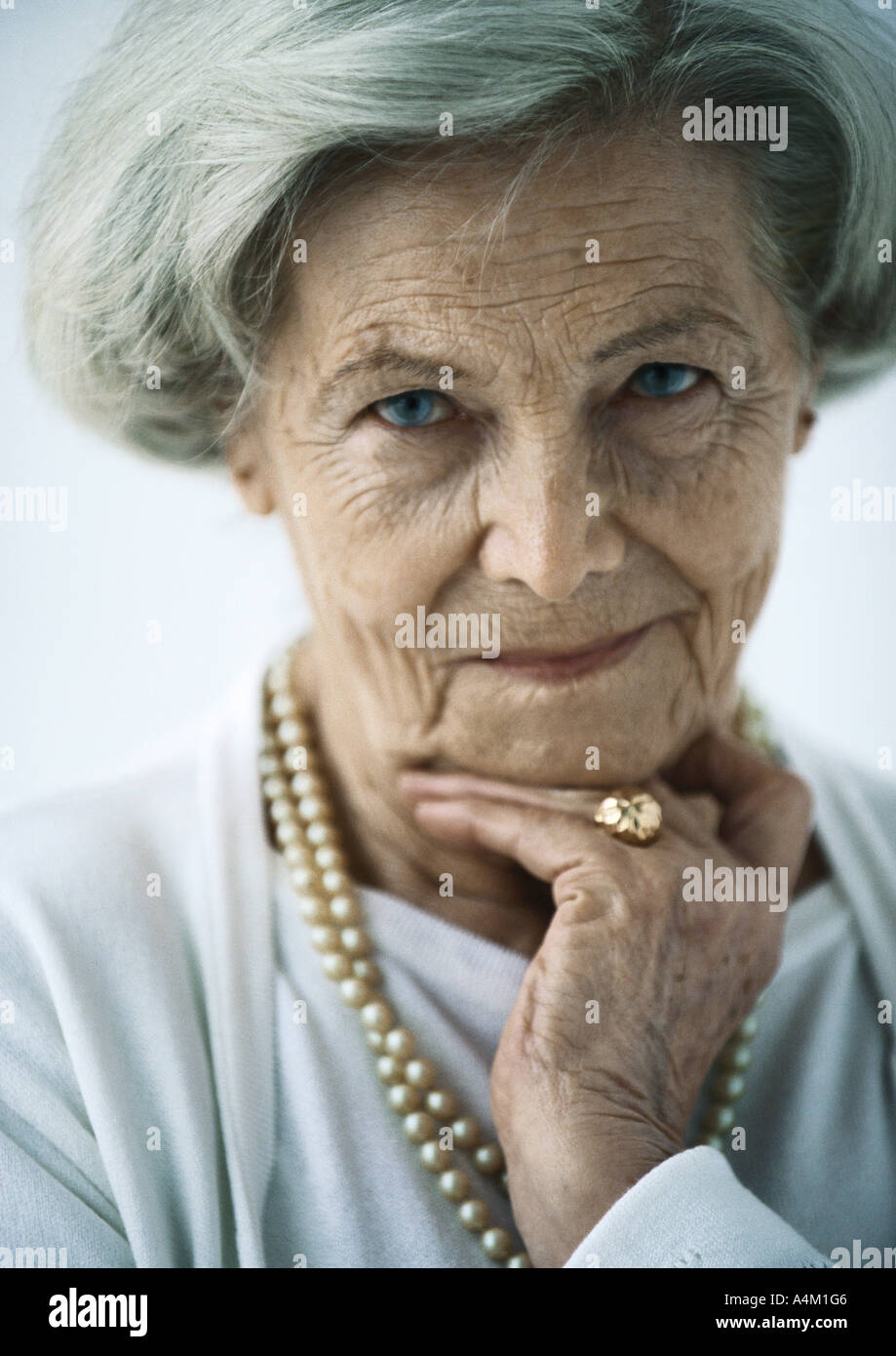 Senior woman, portrait Stock Photo - Alamy