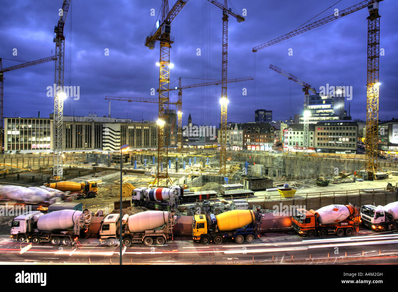 DEU Germany Essen building of a giant shopping Mall Limbecker Platz ...