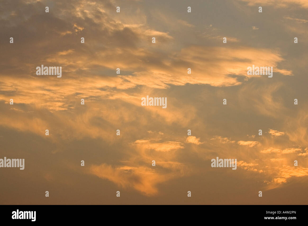 Clouds at Sunset Stock Photo - Alamy