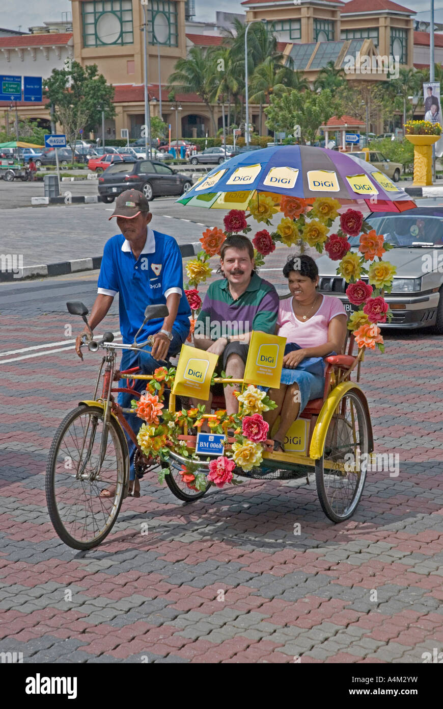 Trishaw Traditional Transport In Malaysia High Resolution Stock ...
