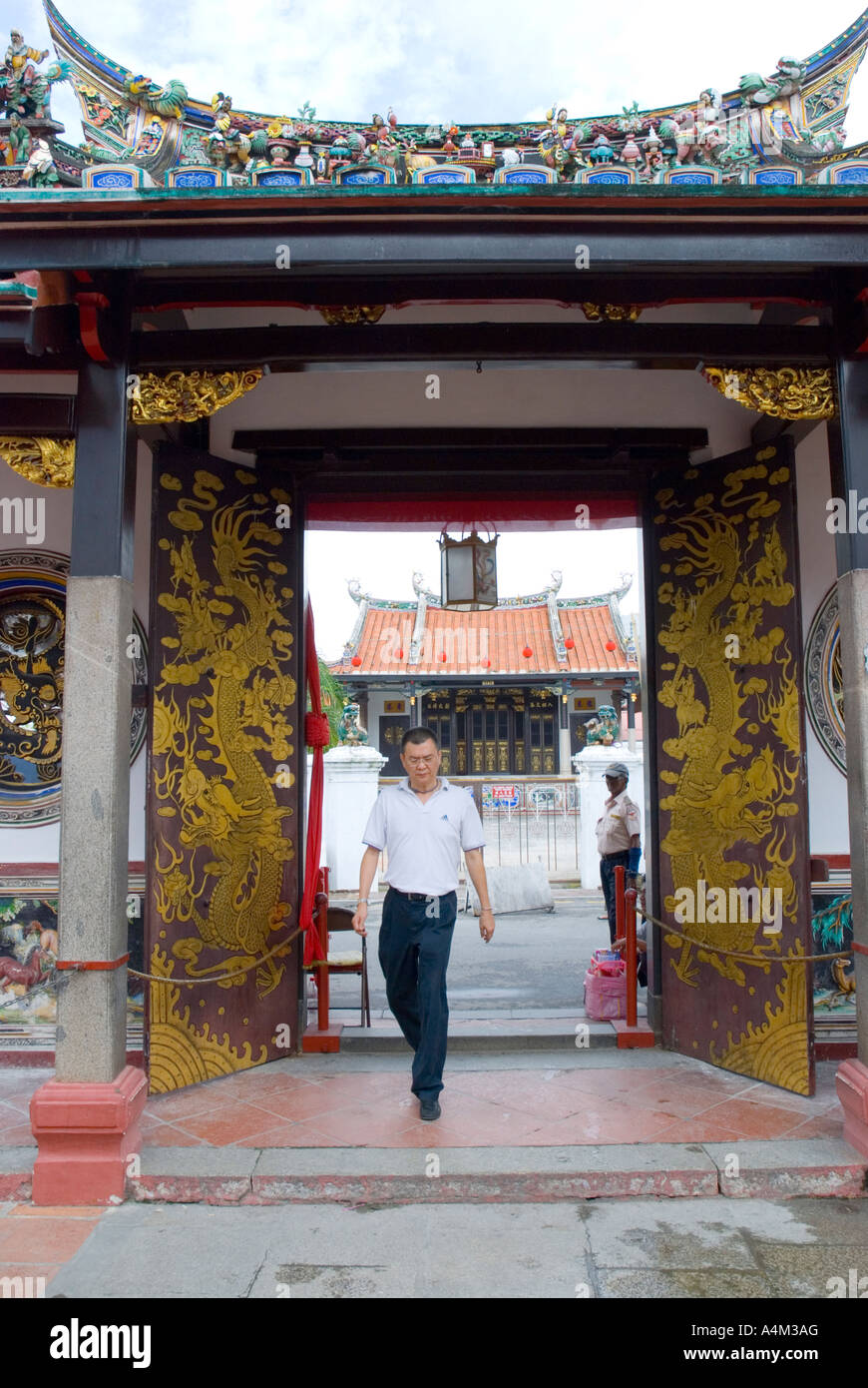 The Cheng Hoon Teng Temple on Jalan Tokong Chinatown Malacca was built ...