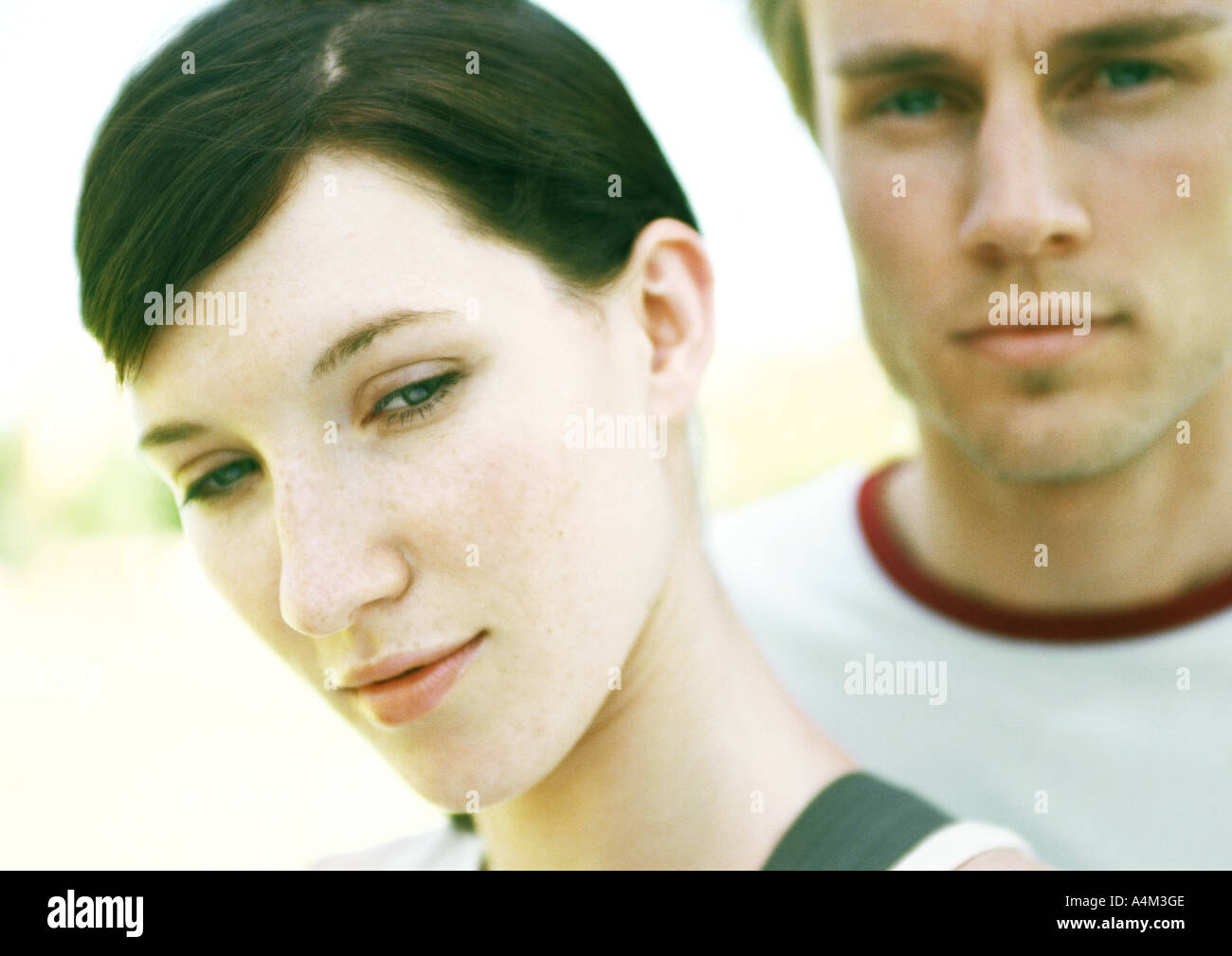 Young couple, close-up, portrait Stock Photo - Alamy