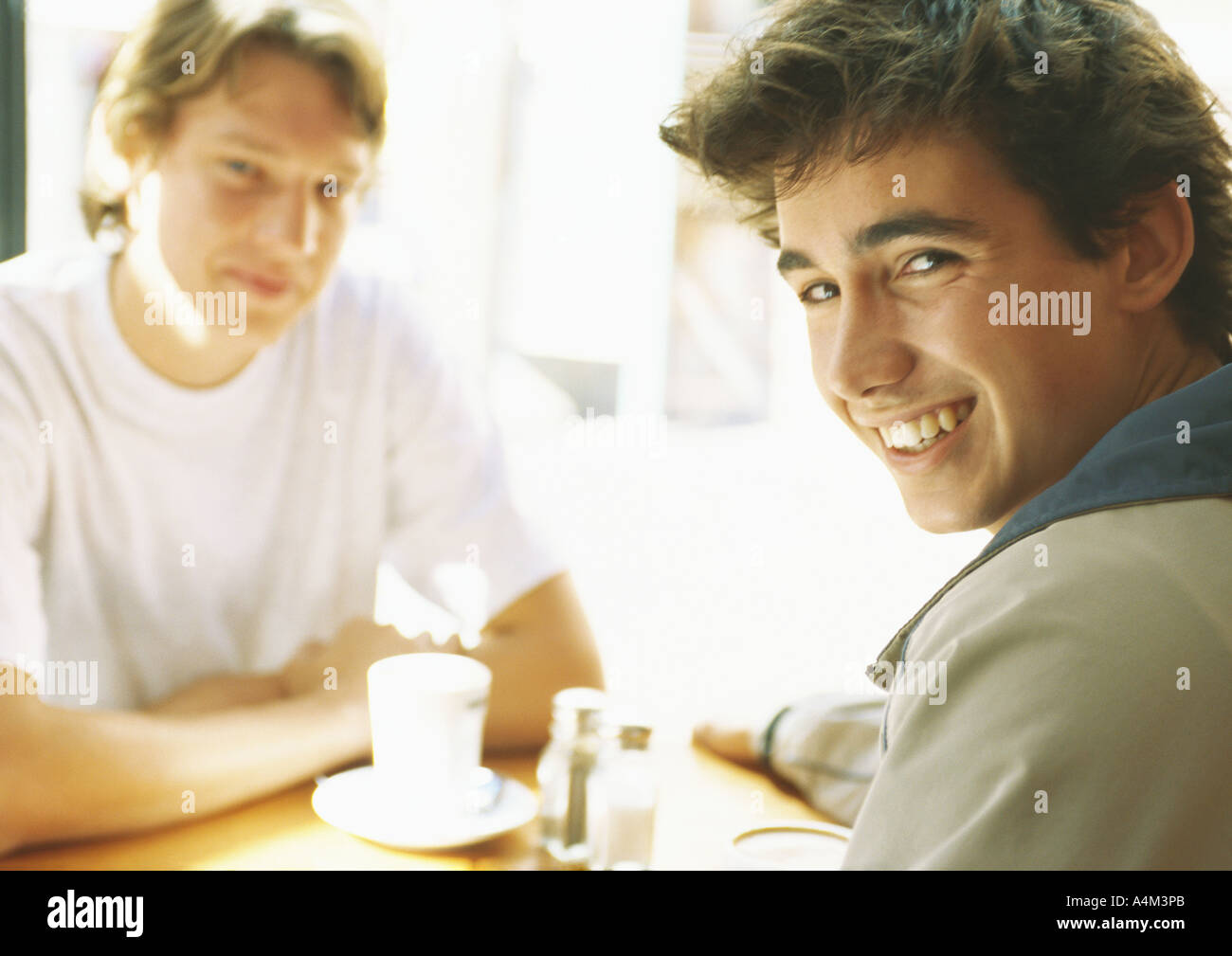 Boy sitting corner teenager hi-res stock photography and images - Alamy