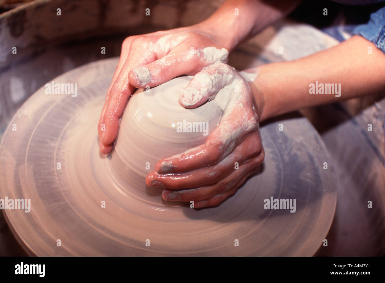 Pottery being made Stock Photo - Alamy