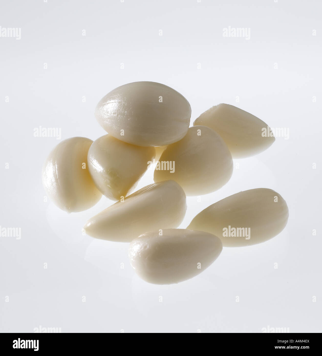 Garlic plants Cut Out Stock Images & Pictures - Alamy