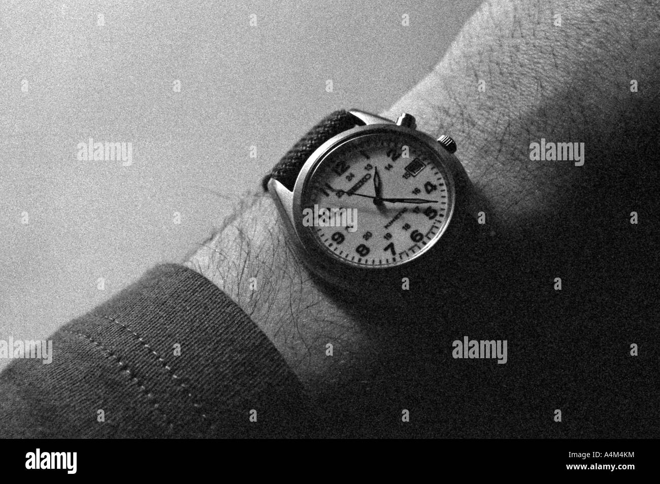 Grainy Wrist Watch Stock Photo - Alamy