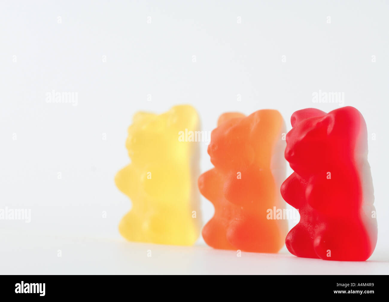 Three jelly gummy sugar candy hi-res stock photography and images - Alamy