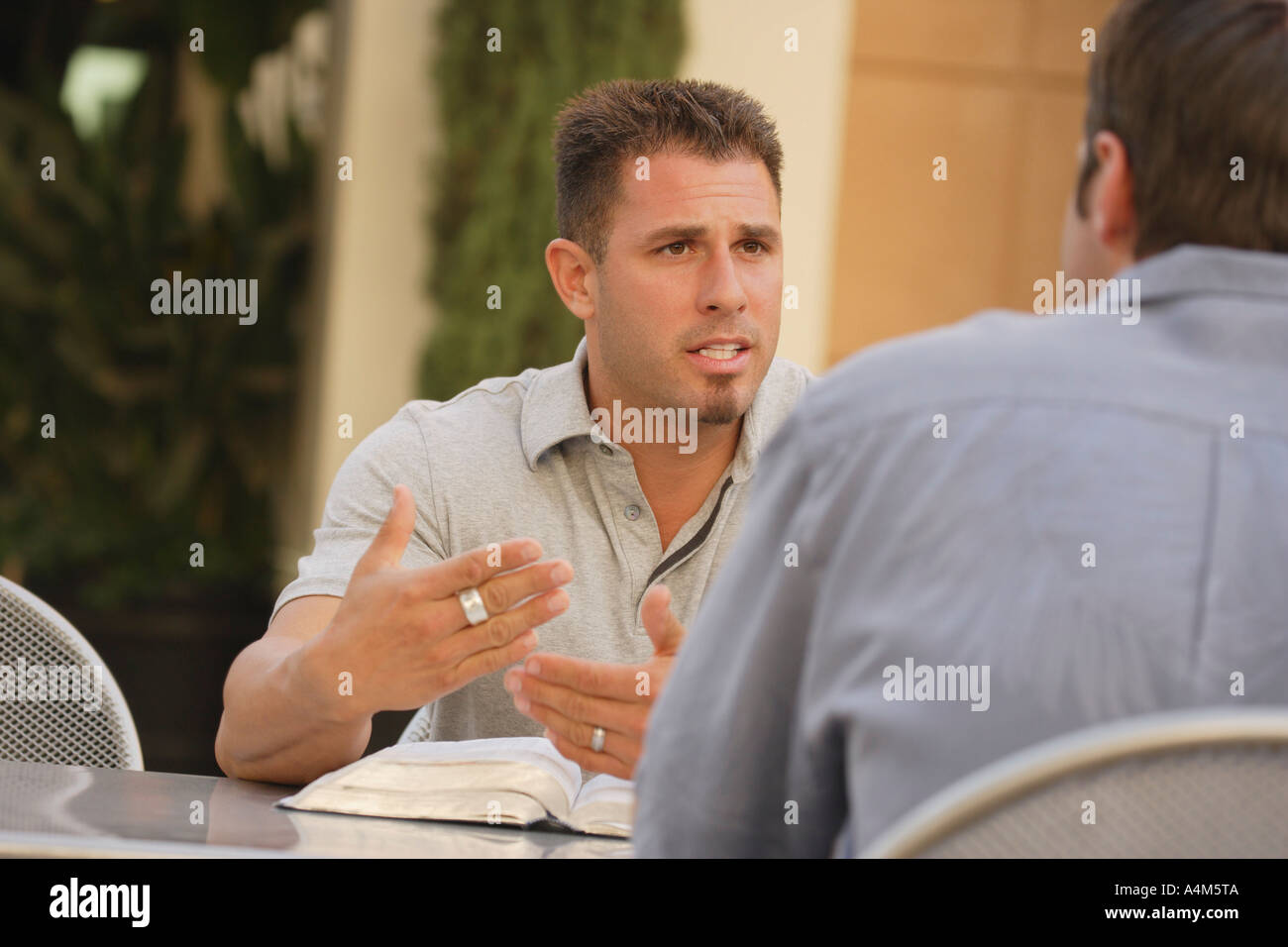 Man making a point Stock Photo - Alamy