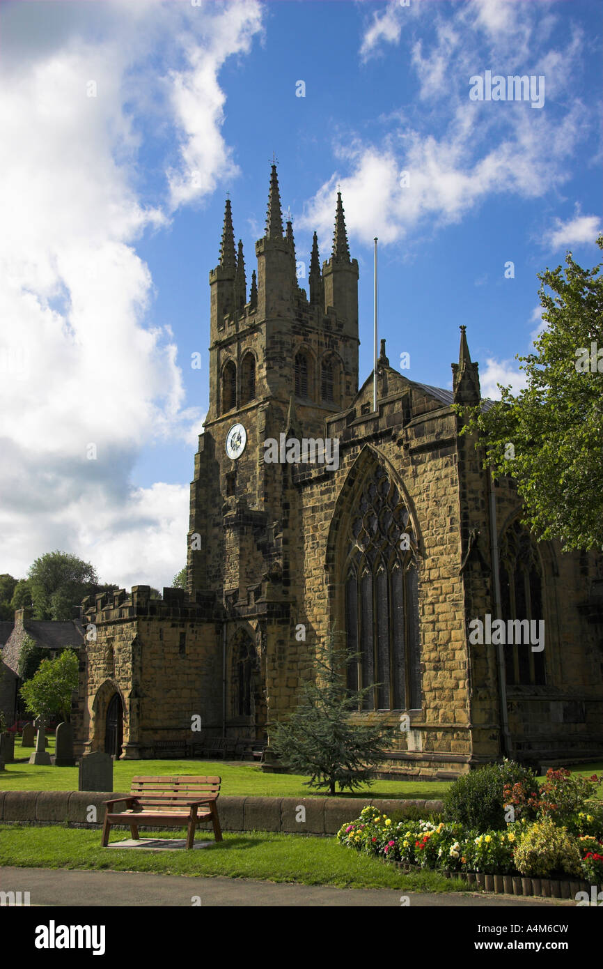 The 'Cathedral of the Peak', Tideswell, Peak District National Park ...
