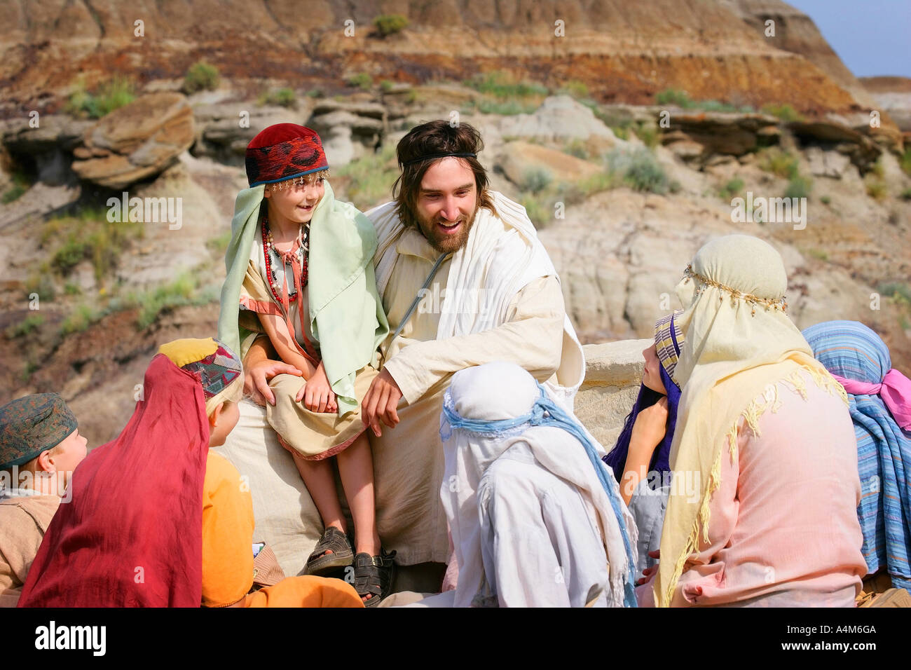 Jesus blessing children hi-res stock photography and images - Alamy