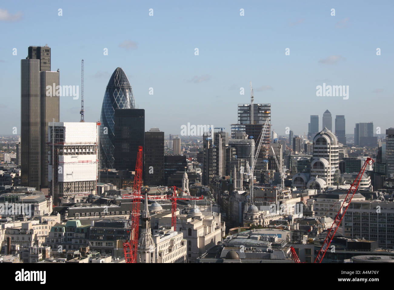 View of Buildings in the City of London's Square Mile Stock Photo - Alamy