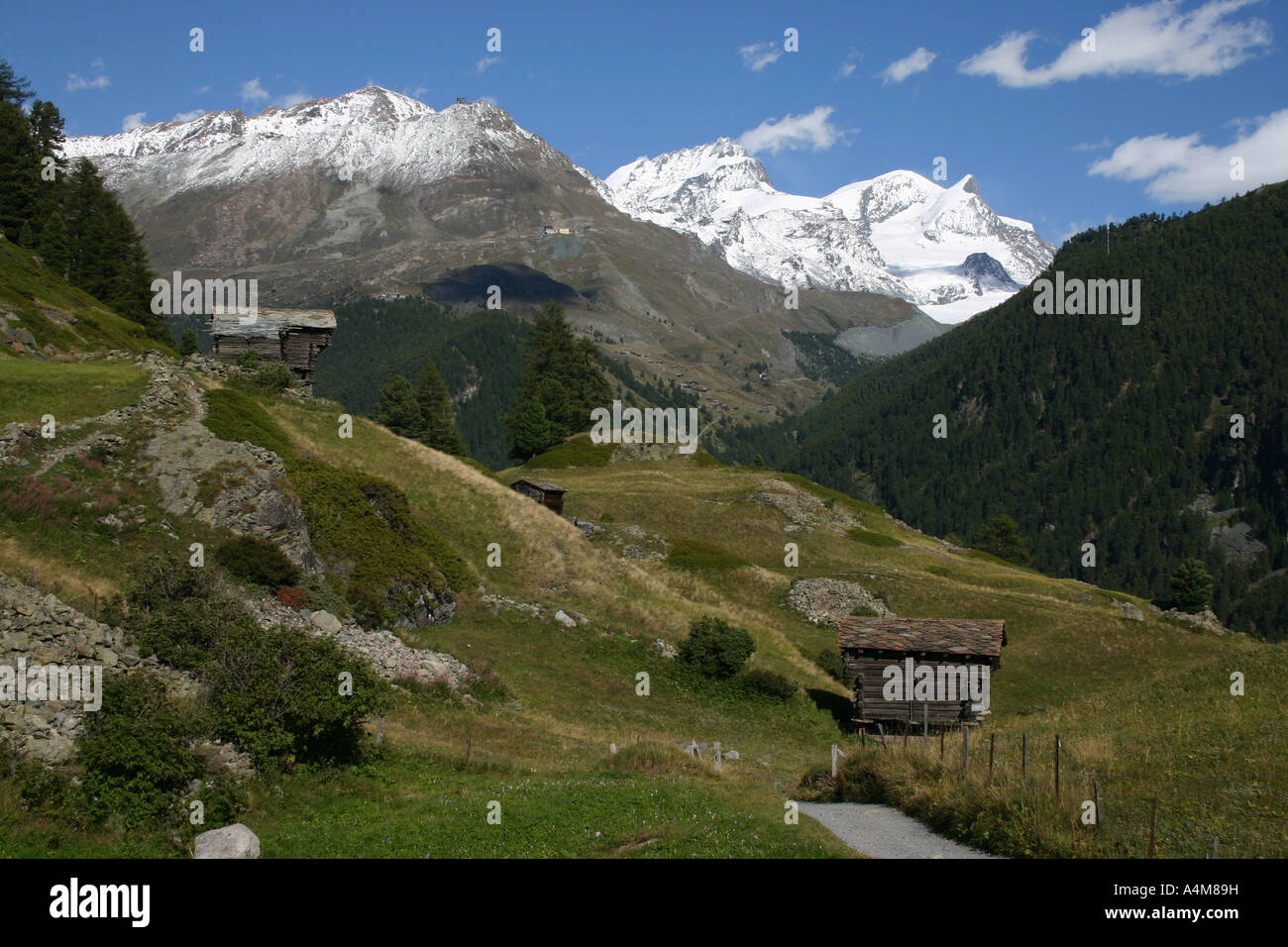 Switzerland zermatt pennine alps hi-res stock photography and images ...