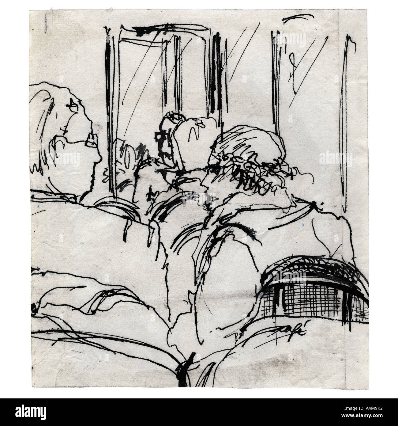 Cafe tables people Cut Out Stock Images & Pictures - Alamy