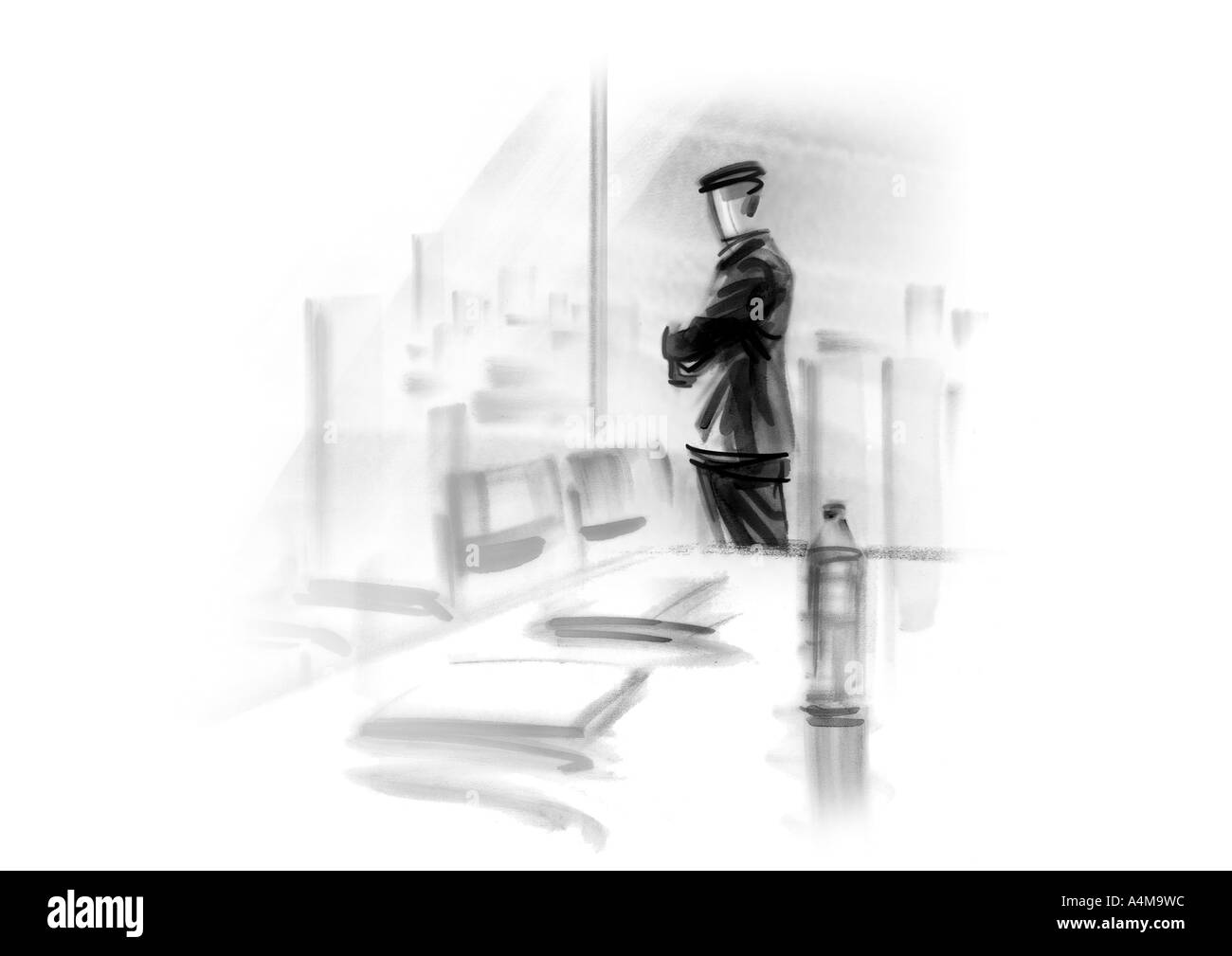 Office executive board meeting Black and White Stock Photos & Images ...