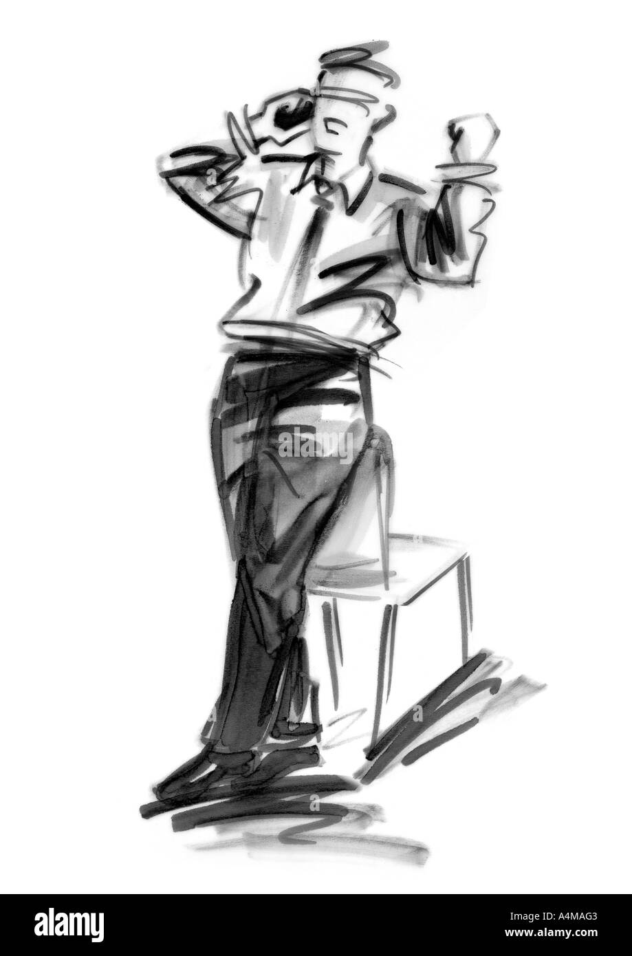 Good man on job Black and White Stock Photos & Images - Alamy