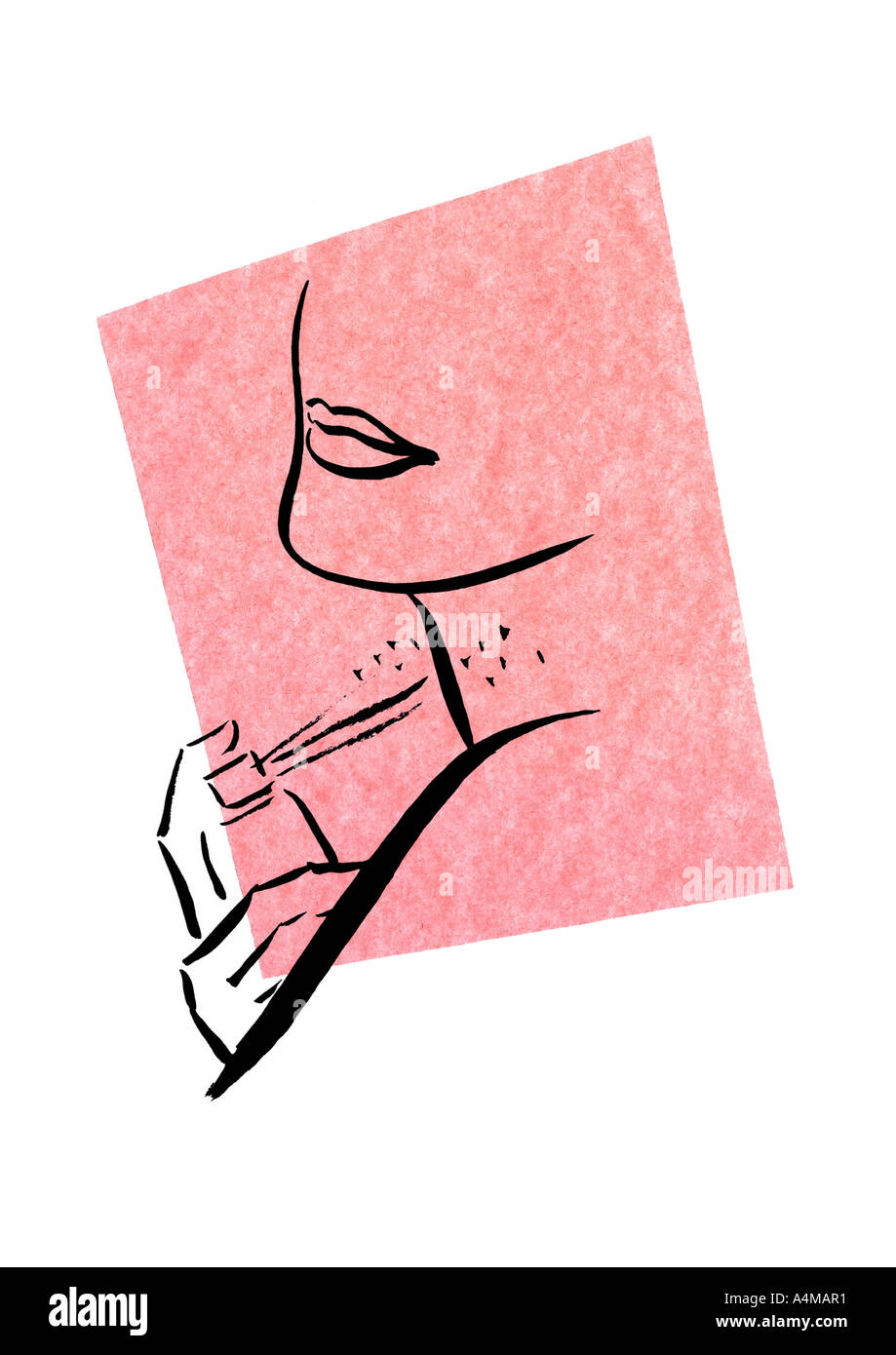 Perfume spray neck hi-res stock photography and images - Alamy