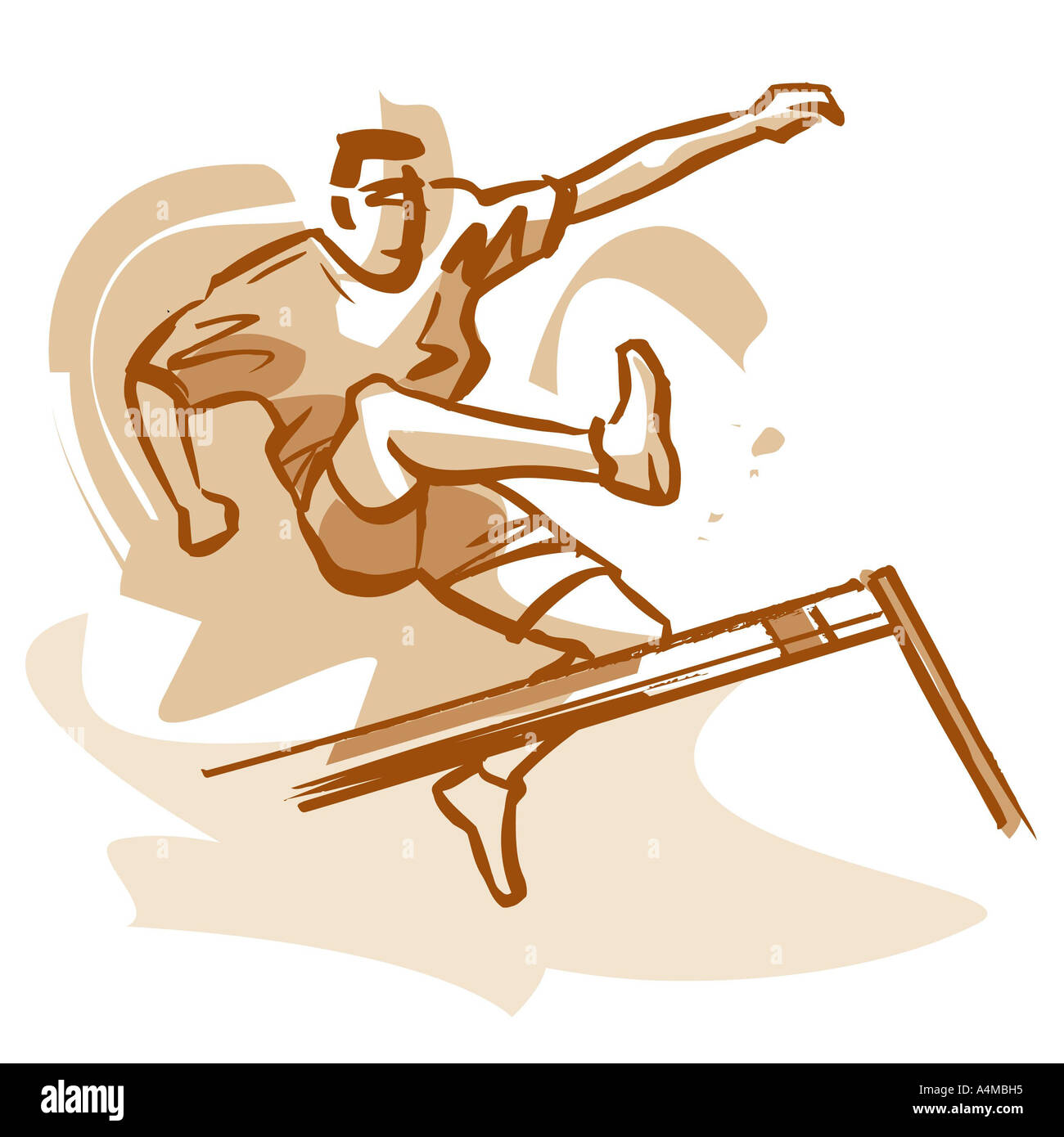 Track and field above Cut Out Stock Images & Pictures - Alamy