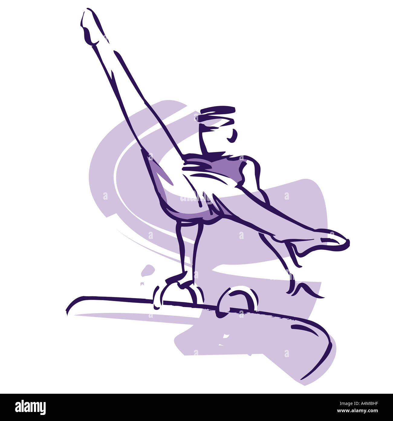 Man training horse on Cut Out Stock Images & Pictures - Alamy