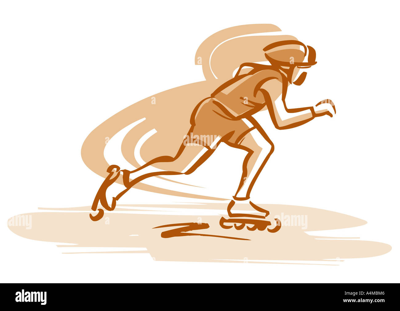 Inline skater Cut Out Stock Images & Pictures - Alamy