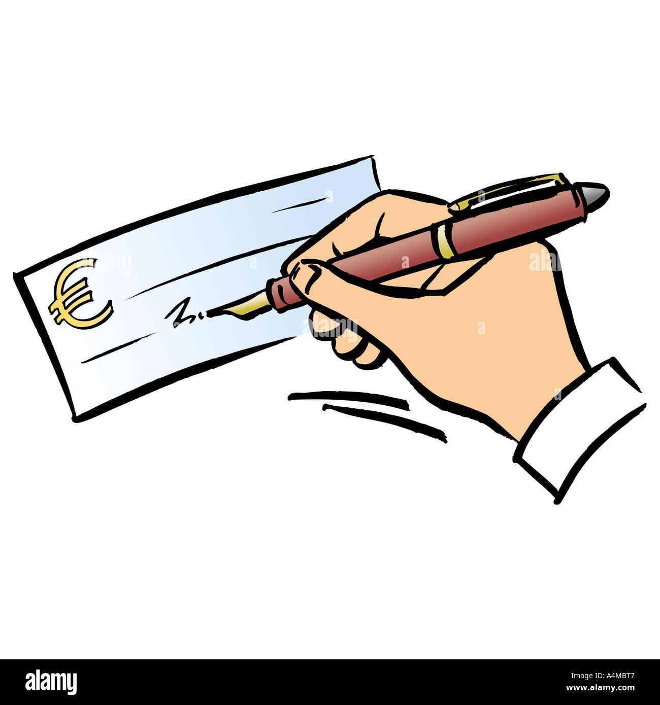 Writing A Check Clipart